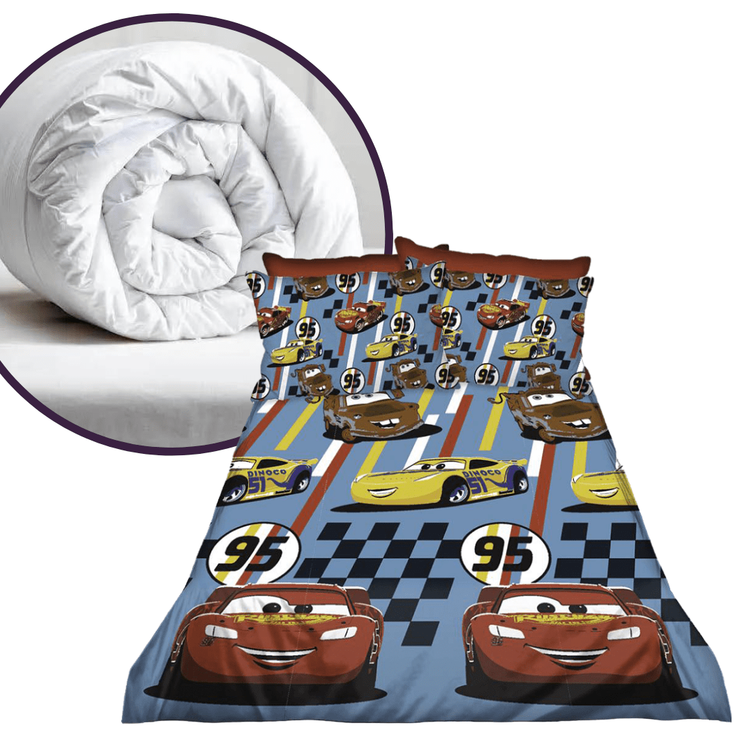 Cars Duvet Cover + Inner Set - MK Bed Linen